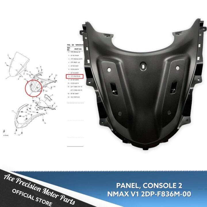 PANEL CONSOLE 2 NMAX V1 2DP-F837M-00 GENUINE | Lazada PH