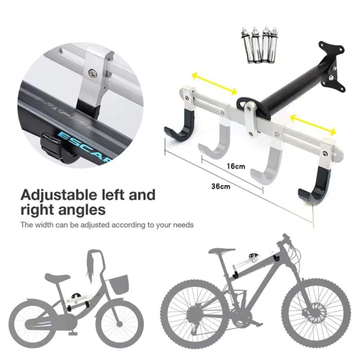 【Quick Delivery/COD】Bike wall hanger for MTB High load bearing double ...