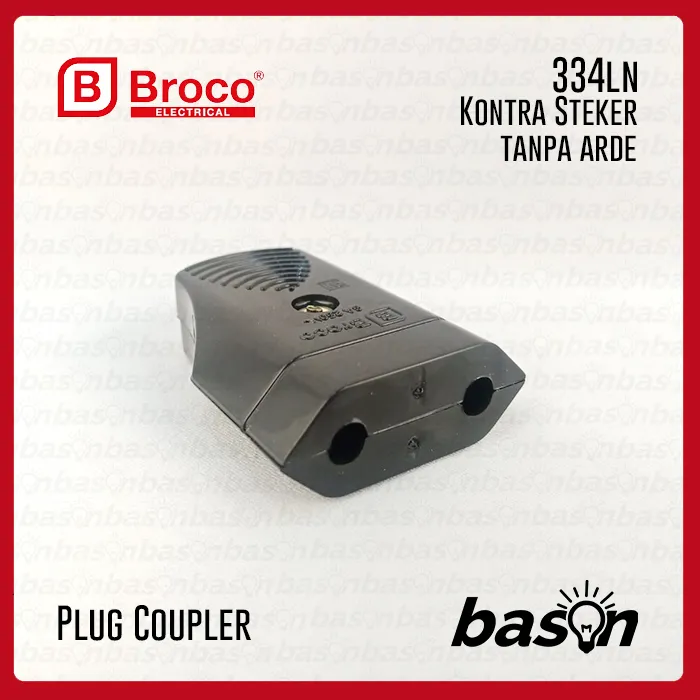 BROCO 334LN STD Plug Coupler 6A 250V - Kontra Steker / penyambung ...