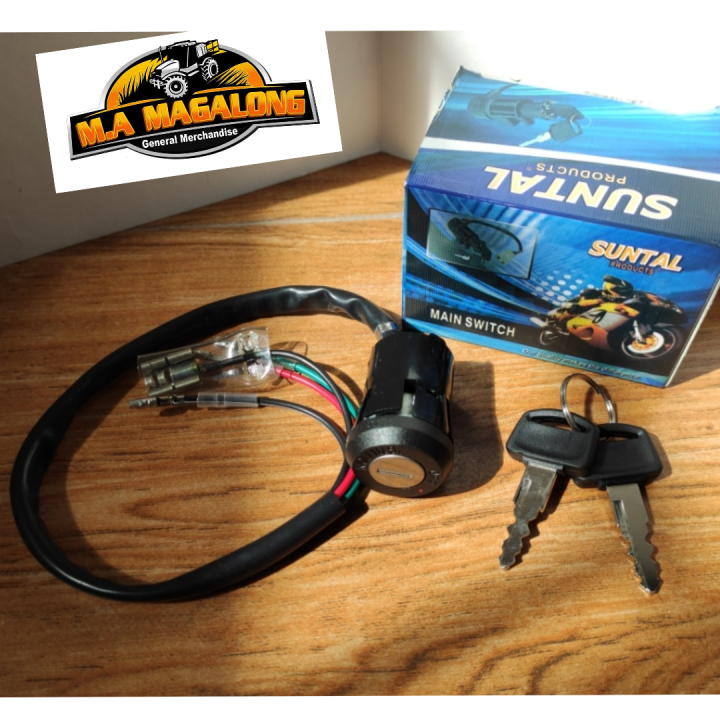 SUNTAL MOTORCYCLE IGNITION SWITCH FOR (TMX 155 /125, RUSI RACAL 125/150 ...