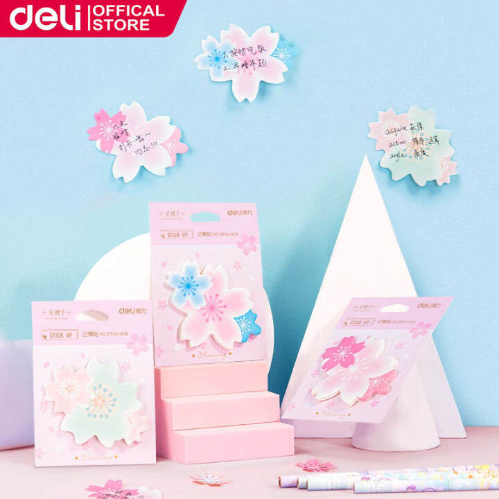 Deli Post-it Notes for School Supplies Guangying Xia Memo Sticker 21554 ...