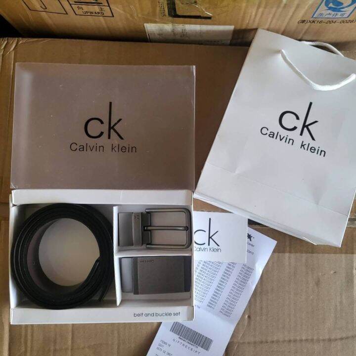 เข็มขัด CK Set Box สำหรับคุณผู้ชาย | Lazada.co.th