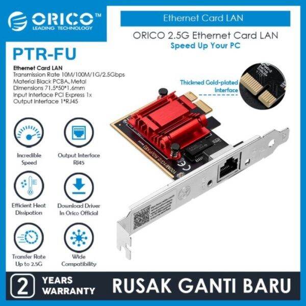 ORICO PTR-FU 2.5G Ethernet Card LAN | Lazada Indonesia