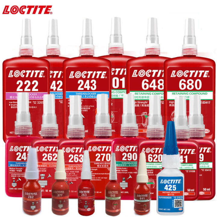 Loctite 243 242 272 Screw Adhesive Anaerobic Glue 401 415 495 Super ...