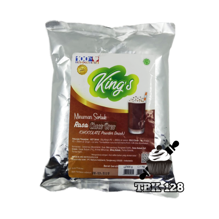 MINUMAN BUBUK KING'S COKLAT OREO 500 GR / POWDER MINUMAN / CHOCO OREO ...