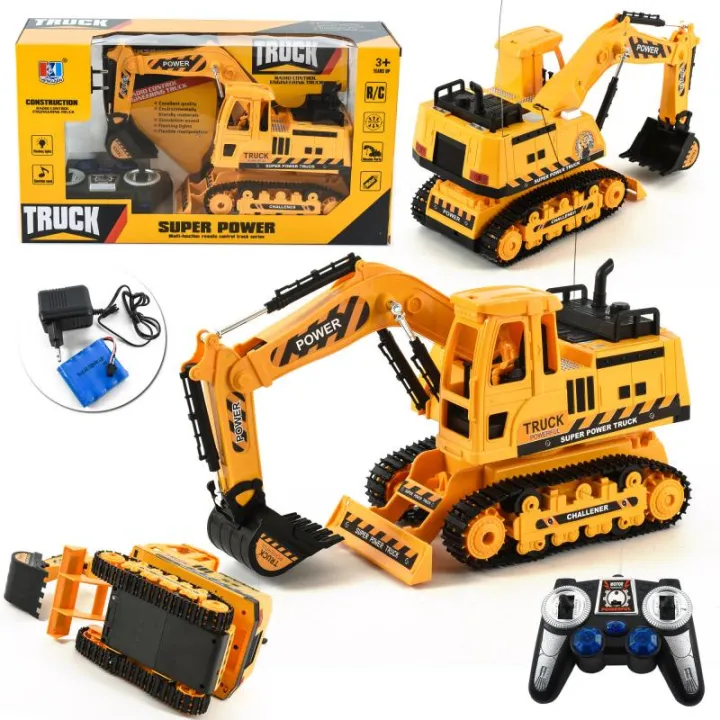 MAINAN BEKO TRUK EXCAVATOR TRUCK RC BEKO REMOTE CONTROL EXCAVATOR CAS ...