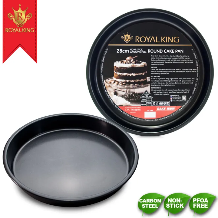 Royal King 28cm Non-Stick Carbon Steel Round Cake Pan RK 143 | Lazada PH