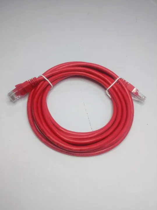 3M Cat6 Patch Cord Red Patch Cable 3 Meters Ethernet Lan Cable With ...