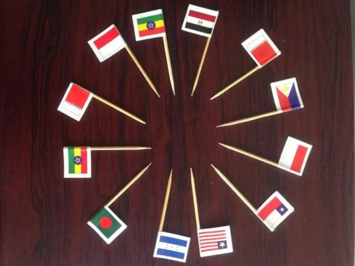 50 PC- CAKE TOPPER -BENDERA NEGARA JERMAN - TUSUK GIGI BENDERA- TOPPER ...