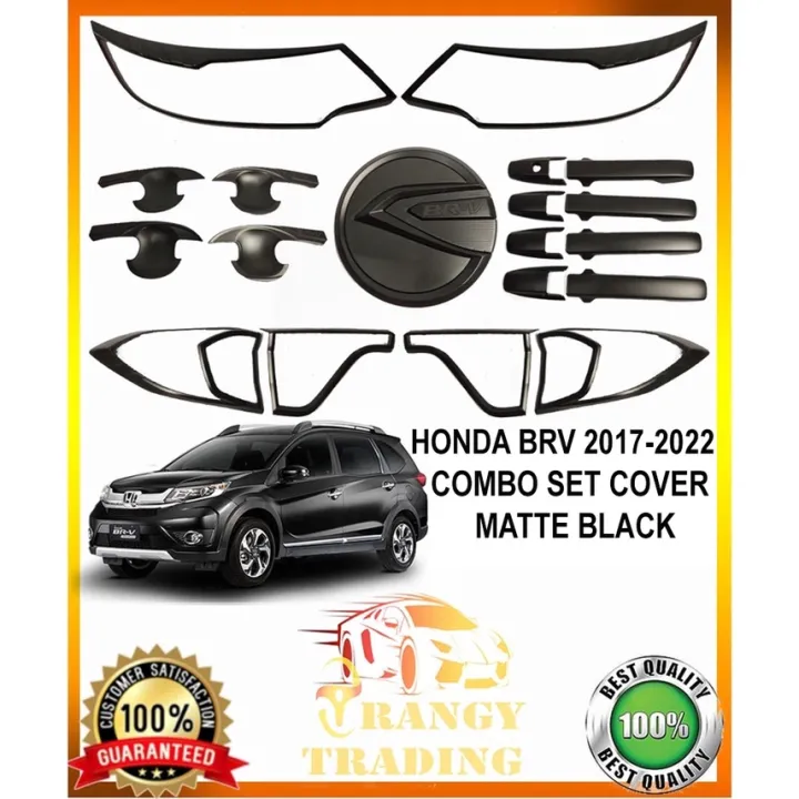 Honda BRV 2017 to 2022 W/O Smart Key Garnish Combo set cover matte ...