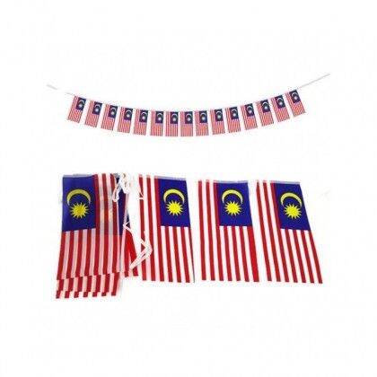 Hanging Malaysia Flag Bunting Flag Flagline Bendera Malaysia/Pahang ...