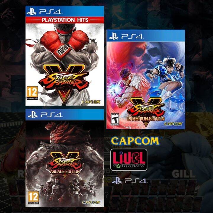 New 2023 Street Fighter V 5 Arcade Champion Edition Playstation 4 PS4 Games Used (Good Condition ...