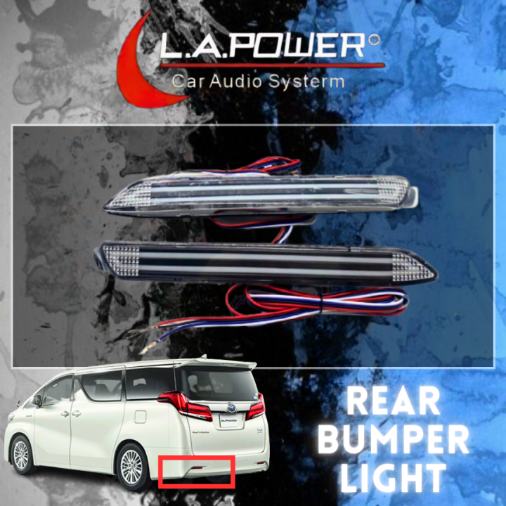 TOYOTA ALPHARD REAR BUMPER LIGHT REFLECTOR LAMP | Lazada