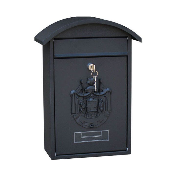 Waterproof Wall Mounted Outdoor Mailbox Drop Letterbox Post Box with ...