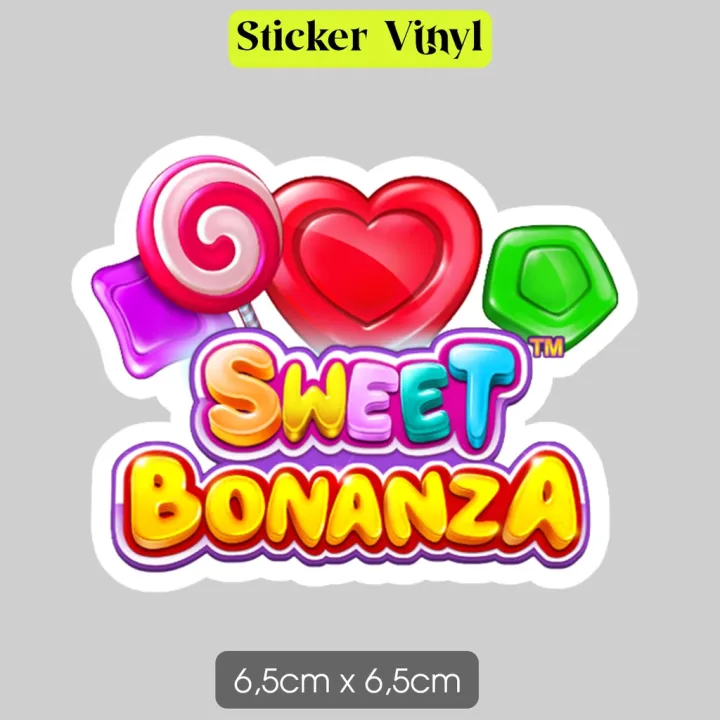 Sticker Stiker Satuan Pragmatic Play Sweet Bonanza Game Slot Anti Air ...