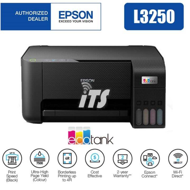 Epson EcoTank L3250 Wi-Fi All-in-One Ink Tank Printer | Lazada