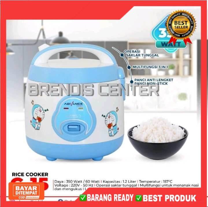 (BC)MAGICOM RICE COOKER KARAKTER MINI ADVANCE 1,2L 1 2 L 1,2 L DORAEMON ...