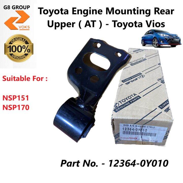Toyota Engine Mounting Rear Upper ( AT ) - Toyota Vios ( 12364-0Y010 ...