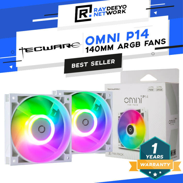 Tecware Omni P12 / Omni P14 ARGB Fans [800-1800 RPM Airflow] | Lazada