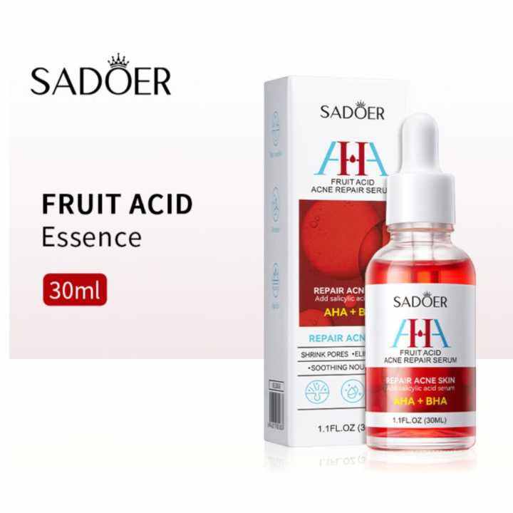 SADOER AHA + BHA Fruit Acid Salicylic Acid Acne Repair Essence 30ml | Lazada