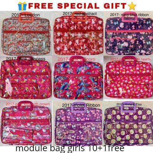 module bag for girs kids printe long size envelope kasya | Lazada PH