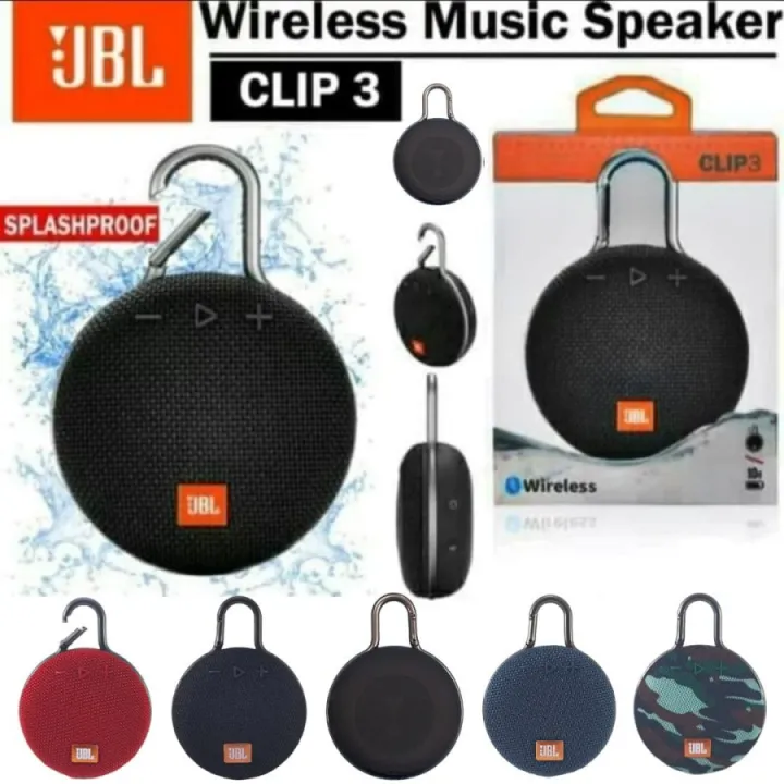 JBL Clip 3 Clip4 Portable Waterproof Wireless Bluetooth mini Speaker ...