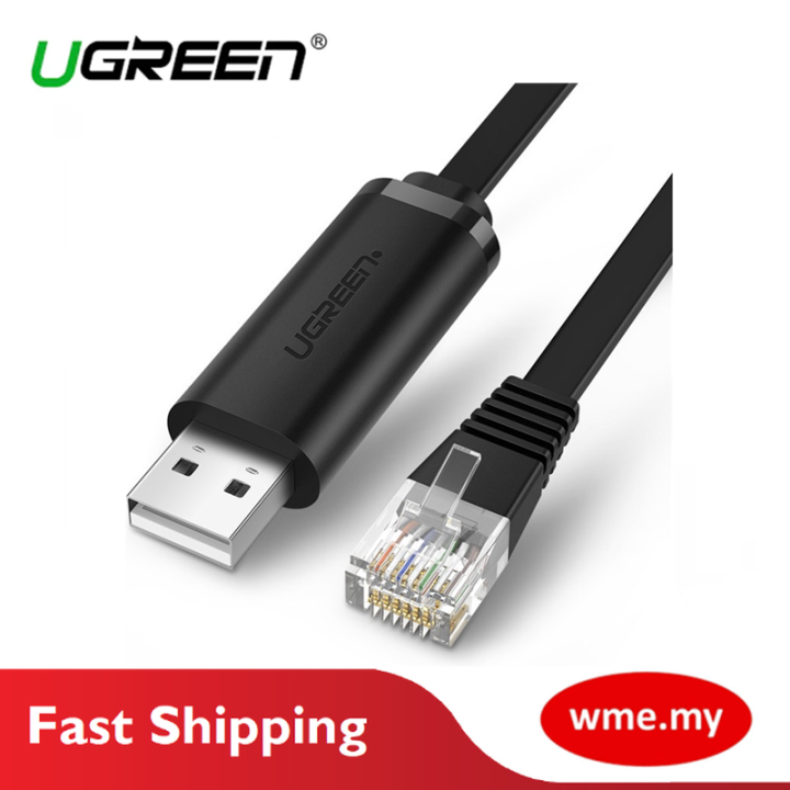 UGREEN USB to RJ45 Console Cable RS232 Serial Adapter for Cisco Router ...