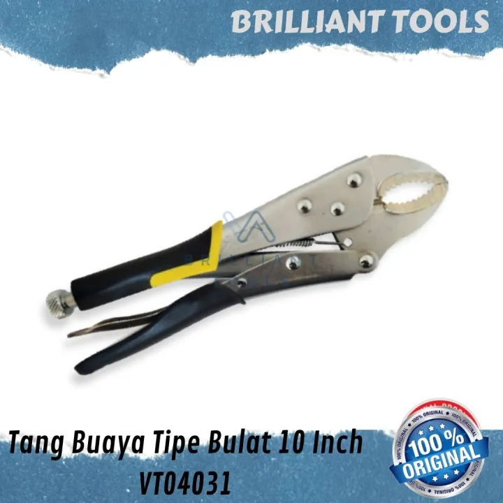 KDK Tang Buaya Tipe Bulat 10" - LOCKING GRIP PLIER ROUND HEAVY DUTY ...