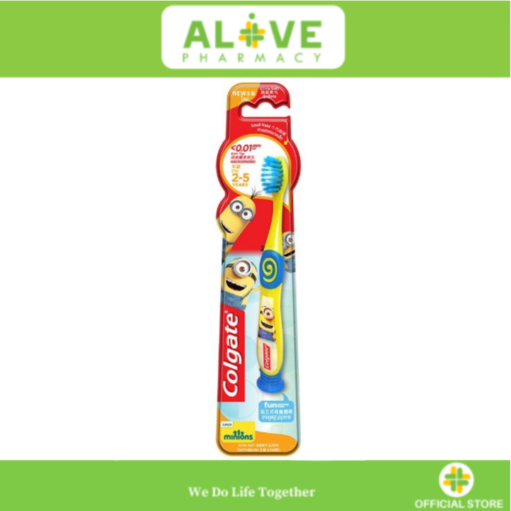 Colgate Kids Minion Toothbrush 2-5 Years (Ultra Soft) | Lazada