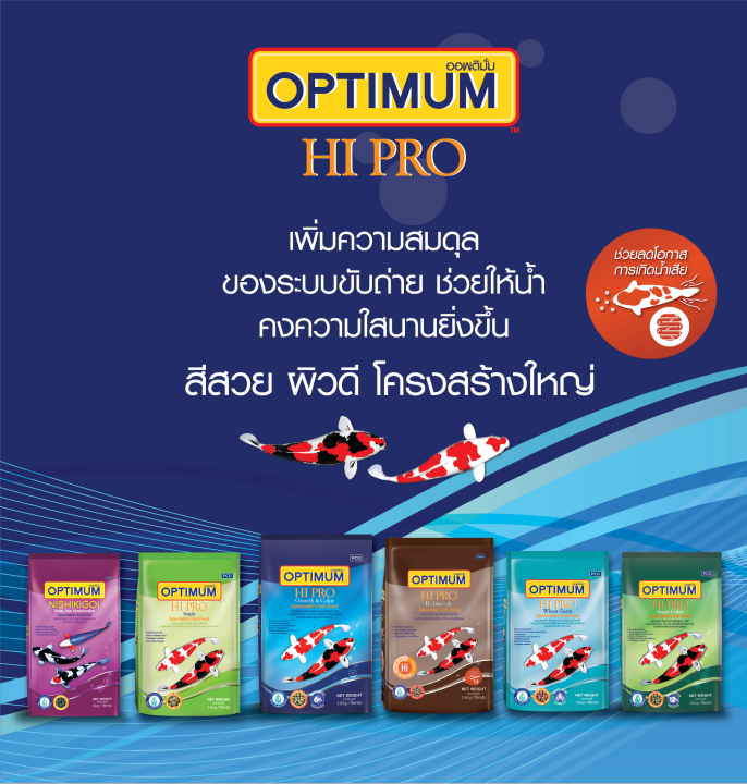 อาหารปลา OPTIMUM HI PRO | Lazada.co.th