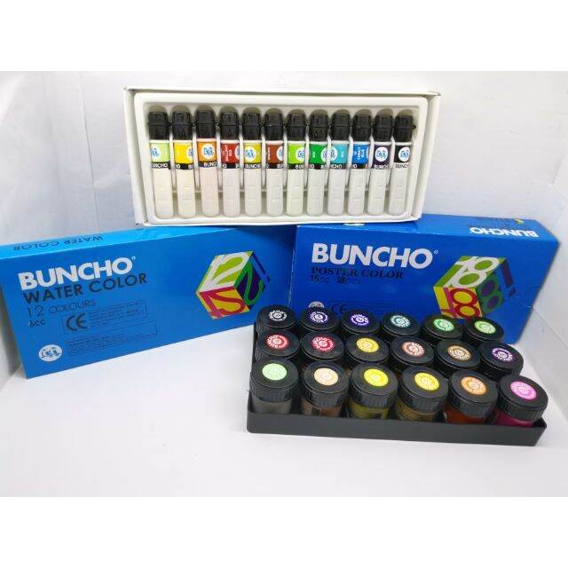 Buncho Water Color＆Poster Color水彩 | Lazada