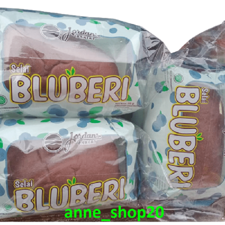 Roti Isi Selai Bluberi Jordan 1 Pak Isi 5 Bks Exp 25 06 23 Lazada