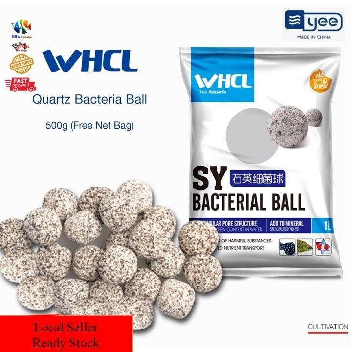 YEE Bio Quartz Media Bacteria Ball (with net bag) Aquaponics Fish Tank ...