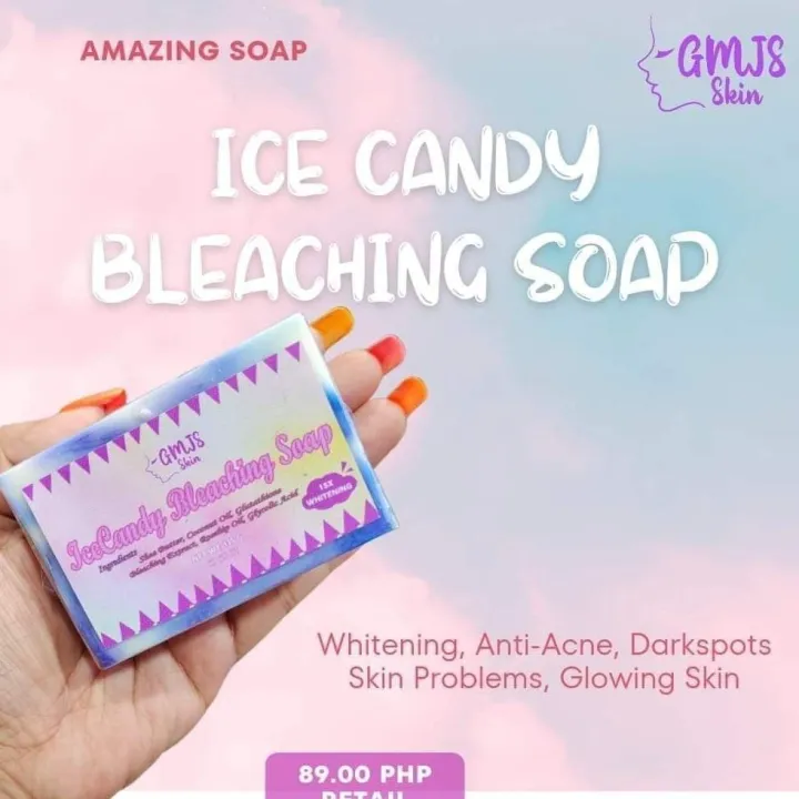 Ice Candy Bleaching Soap by GMJS 1PC Whitening Anti Acne Dark Spot Skin ...