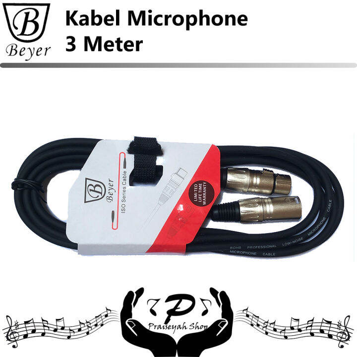 Kabel Mikrofon 3 Meter / Microphone Cable | Lazada Indonesia