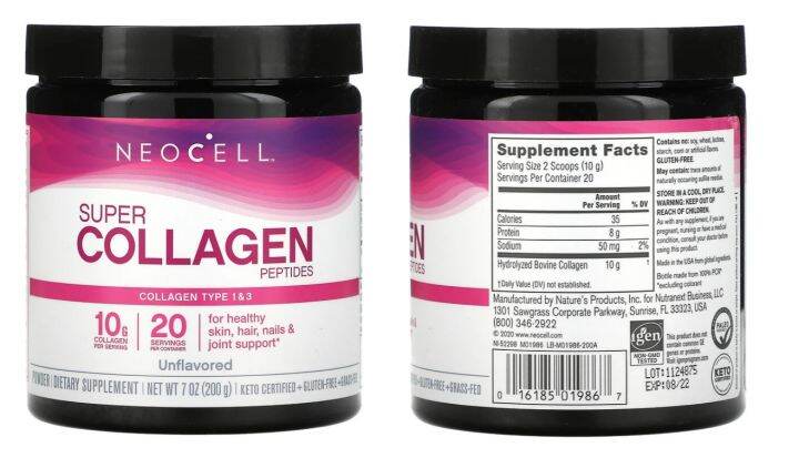 Neocell, Super Collagen Peptides, Unflavored, 7 oz (200 g) | Lazada PH