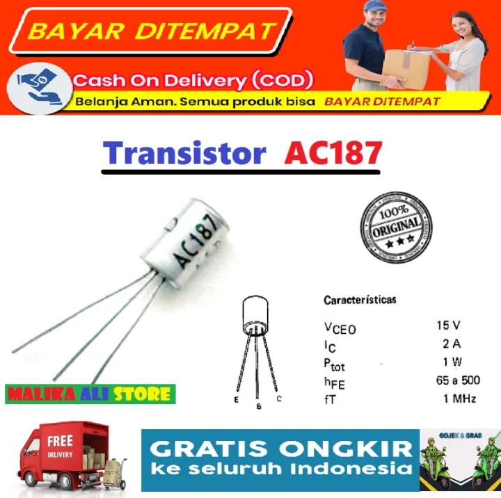 Transistor AC187 - ORIGINAL | Lazada Indonesia