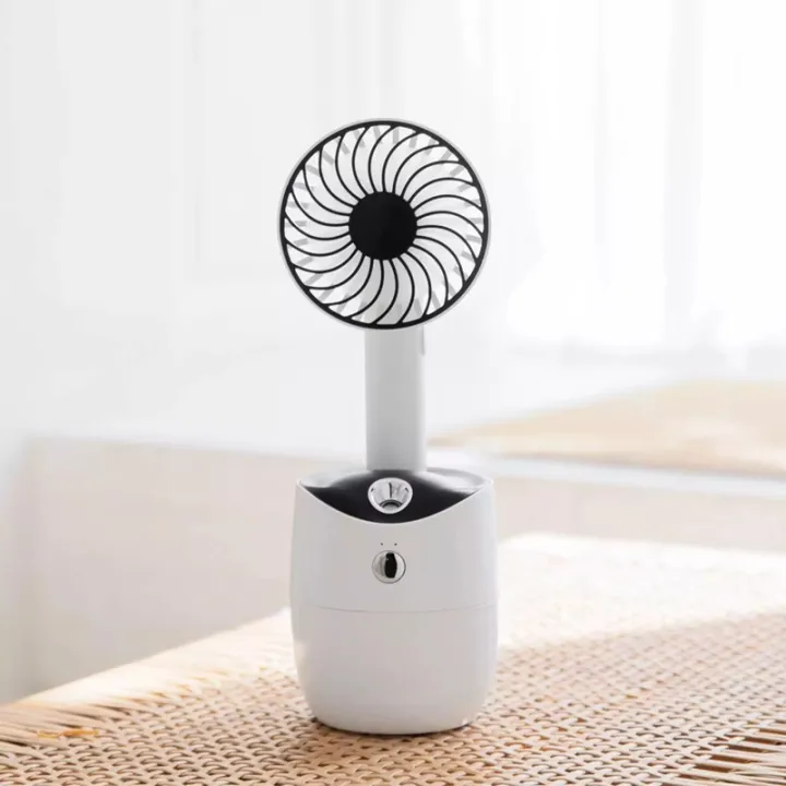 Uni Cafe Bavin Humidifier Aroma Table Fan Portable Detachable Rotary ...
