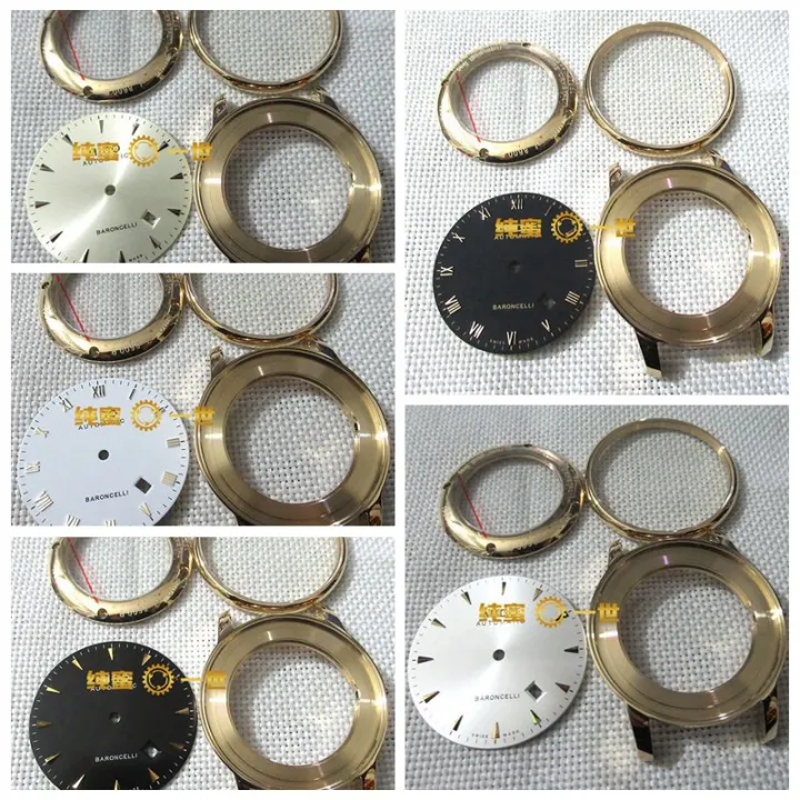 อะไหล่นาฬิกา 2824 Case Belem Celli M8600 Stock New Gold Treatment ...