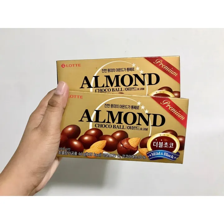 Lotte Almond Choco Ball box of 46grams♢ | Lazada PH
