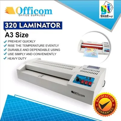 Officom 320 Laminator Machine A3 Hot and Cold Laminating Machine Heavy ...