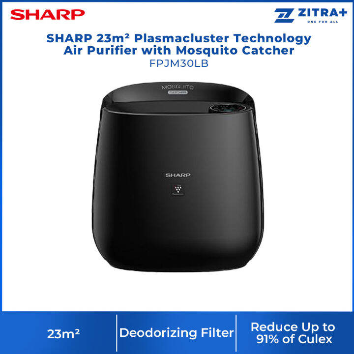 SHARP 23m² Plasmacluster Technology Air Purifier with Mosquito Catcher ...