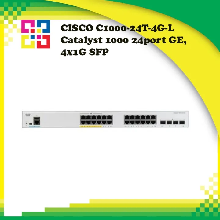 CISCO C1000-24T-4G-L Catalyst 1000 24port GE, 4x1G SFP | Lazada.co.th