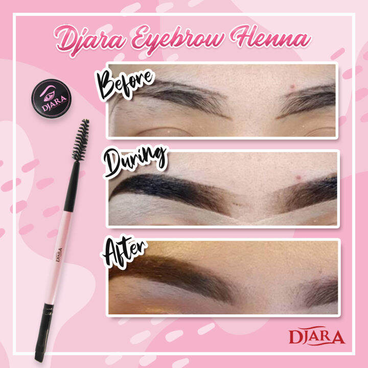 Djara Eyebrow Henna / Inai Kening Cantik. Easy to use | Lazada