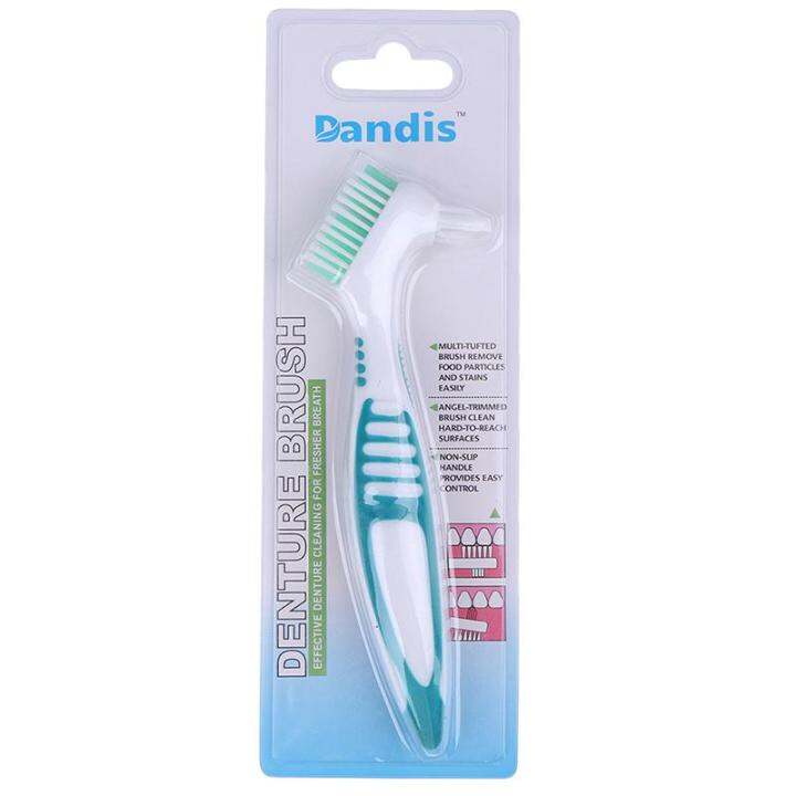 Toothbrush Ergonomic Denture Cleaning Multi-Layered Bristles False ...