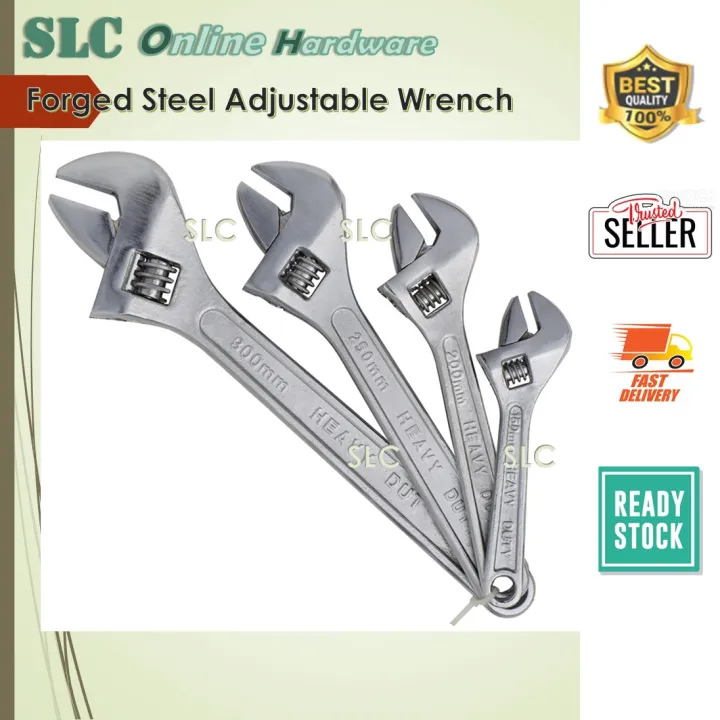 Adjustable Wrench Spanner 6" / 8" / 10" / 12" Spanar Hidup Spana | Lazada