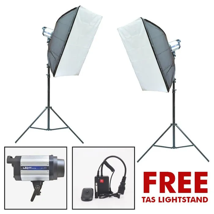 Paket Lampu Studio 300W Lampu Flash Lampu Studio 300W with softbox - payung for wedding studio ...