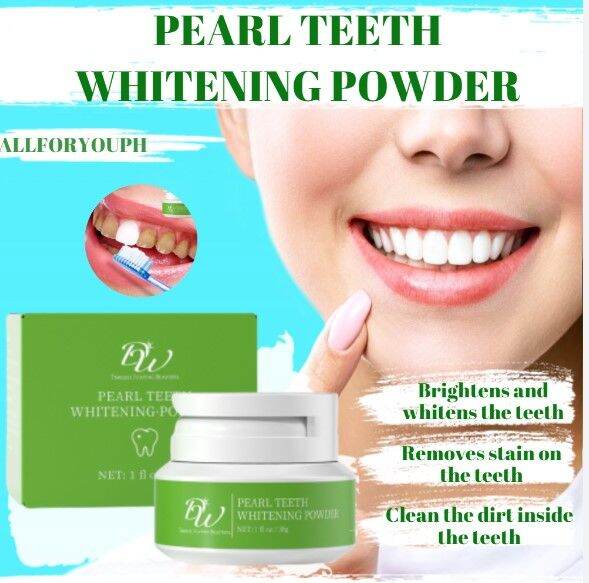 DW Pearl Teeth Whitening Activated Powder Remove Tartar Natural Pearl ...