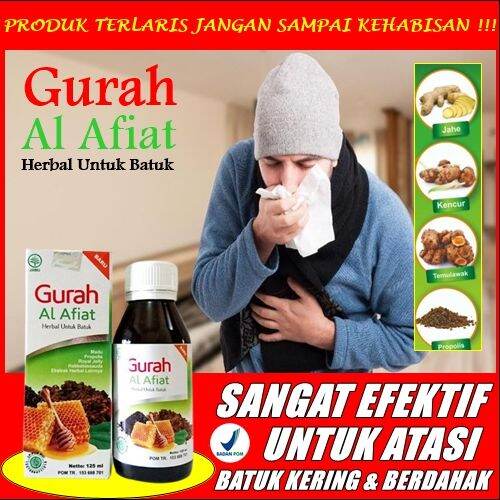 PROMO madu gurah al afiat 125ml sirup obat herbal batuk kering dan ...
