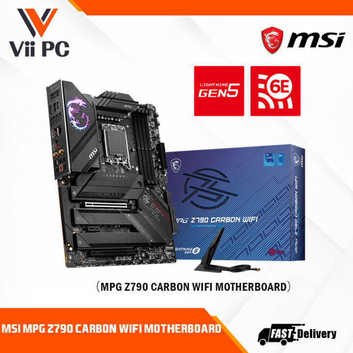 MSI MPG Z790 CARBON WIFI LGA 1700 INTEL Z790 Wi-Fi 6E DDR5 ATX ...